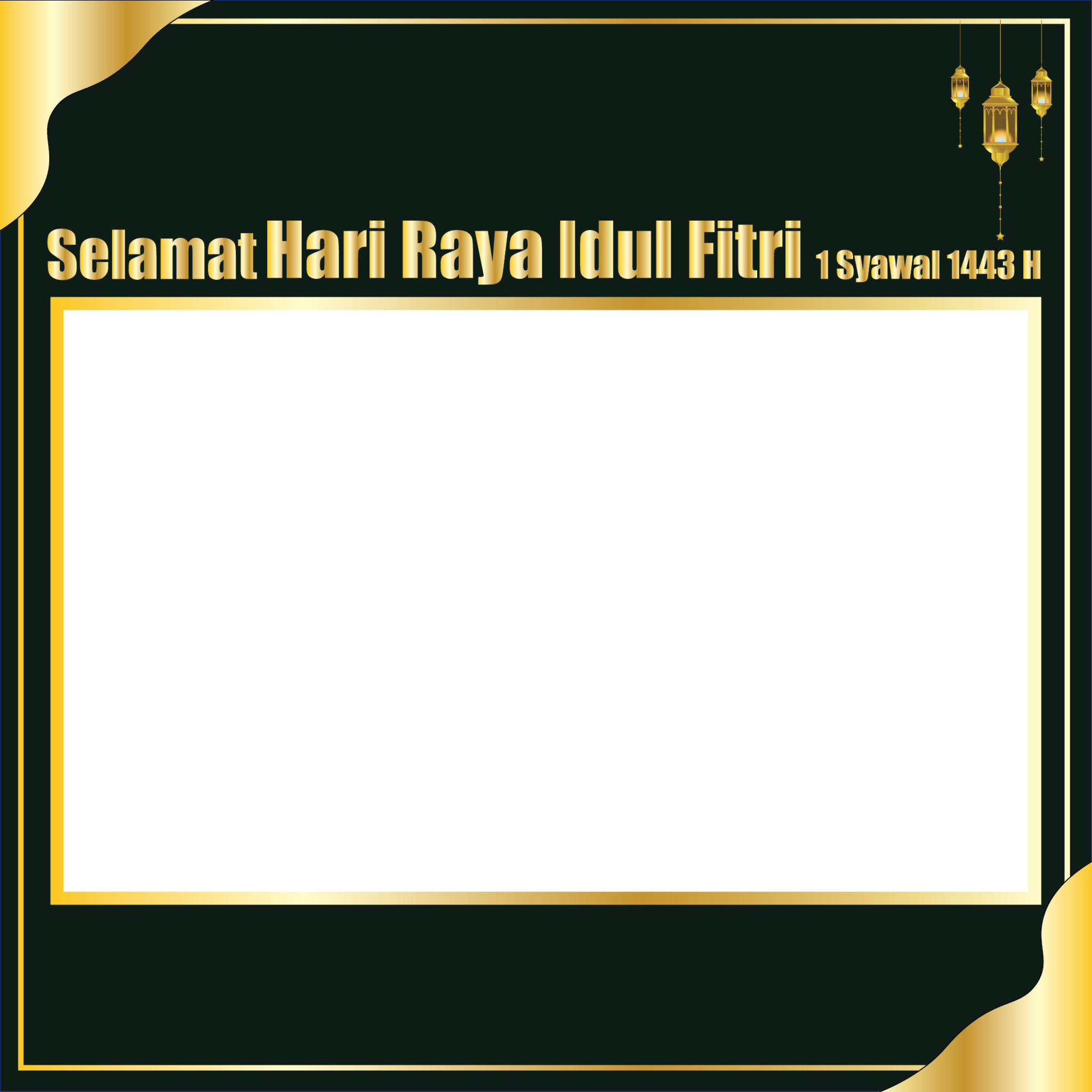 5 Twibbon Hari Raya Idul Fitri 2022 Png Gratis Siap Edit