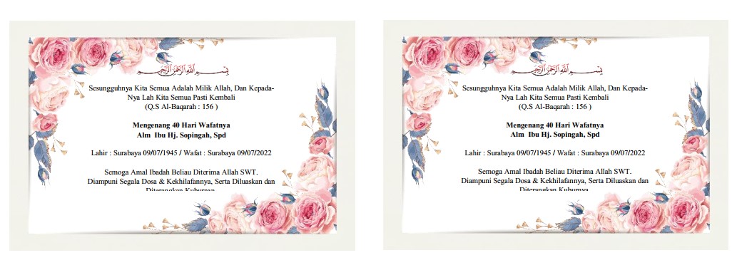 Download 8 Ucapan Di Kotak Nasi 40 Hari PDF Bisa Di Edit