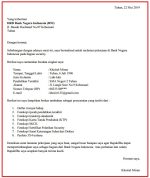 35 Contoh Surat Lamaran Kerja Word Untuk Fresh Graduate, Guru, PT, BUMN ...