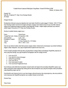 ( Doc ) 20 Contoh Surat Lamaran Pekerjaan Yang Benar Di PT, BUMN, CPNS, Guru, Bank Untuk Fresh ...