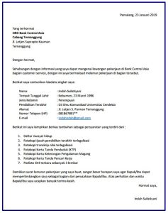 Download Surat Lamaran Kerja Word 2022 Siap Edit Lengkap