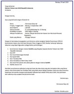 Download Surat Lamaran Kerja Word 2022 Siap Edit Lengkap