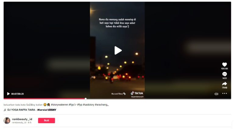 30 Kata-kata Sad Boy Tiktok Galau, Patah Hati Yang Cocok Untuk Caption