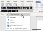 Cara Membuat Mail Merge Yang Ada Di Microsoft Word